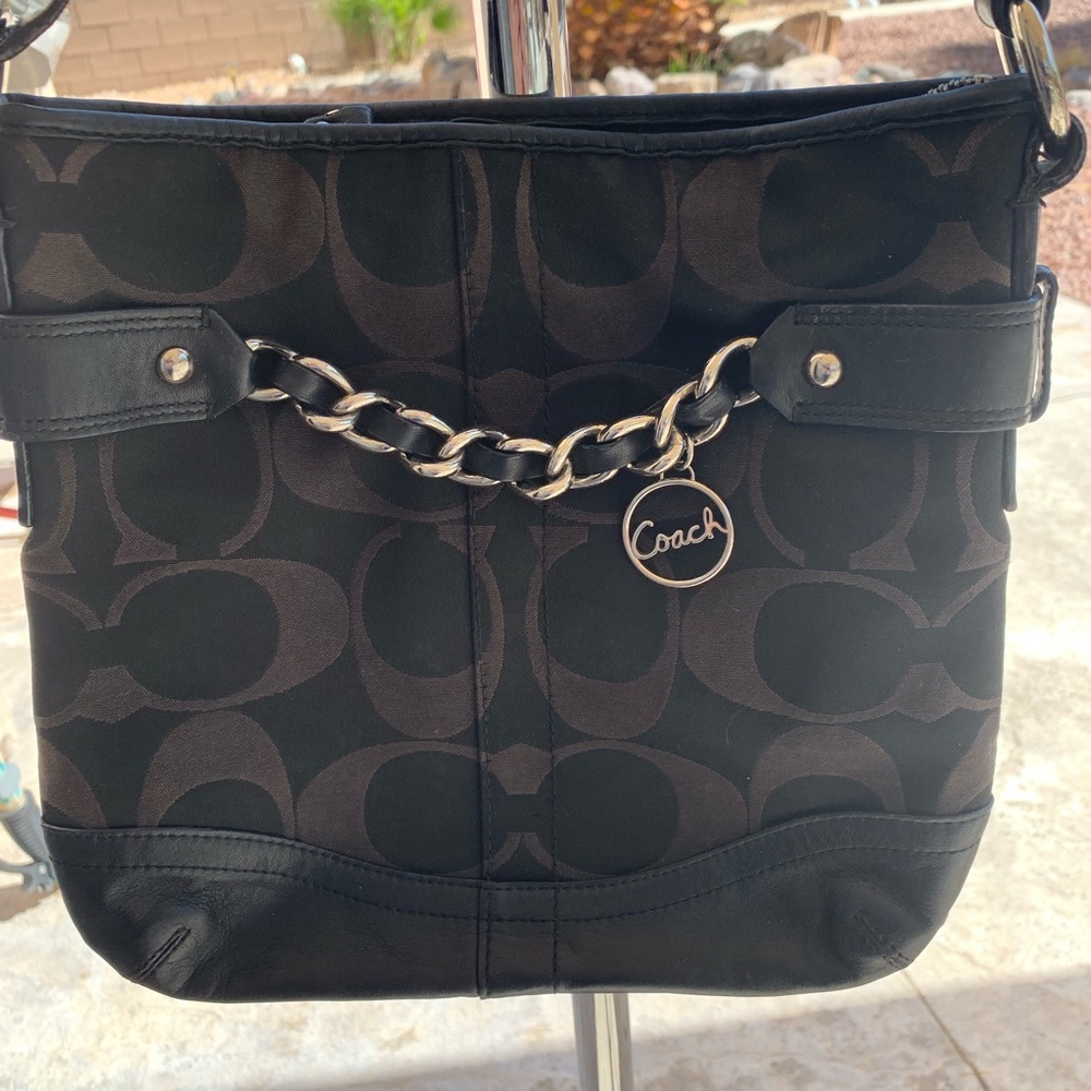 Coach Signature Duffle Shoulder Crossbody Purse - Gem